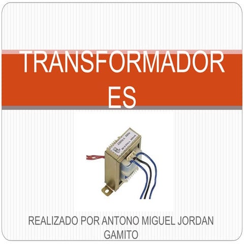 Resistencias especiales antonio miguel jordan gamito | PPTX