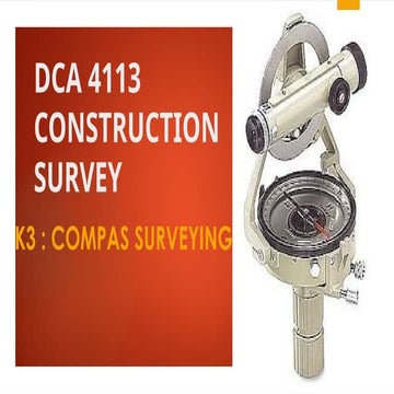 A BASICS SURVEYING TECHNOLOGY IN CONSTRUCTION | PPTX