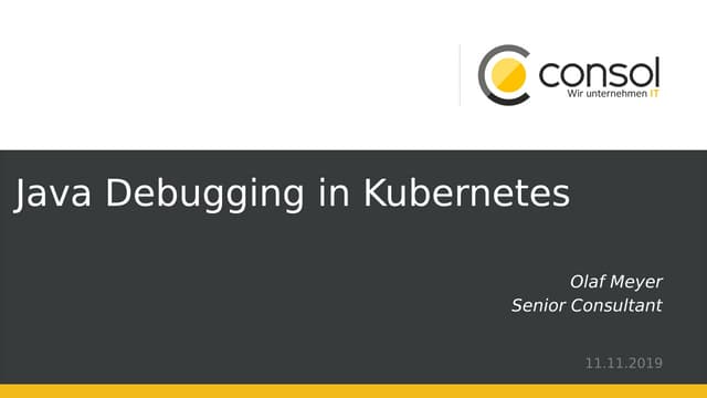 K8s debugging talk | PPT K8s debugging talk | PPT