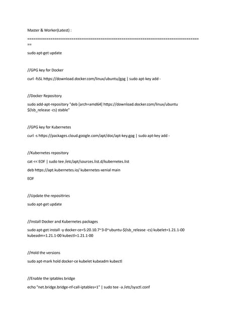 Kubernetes Multinode Configuration On Ubuntu Pdf