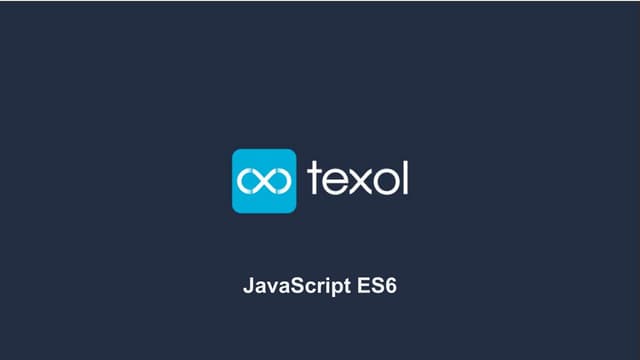 JavaScript ES6 Fundamentals | PPT JavaScript ES6 Fundamentals | PPT
