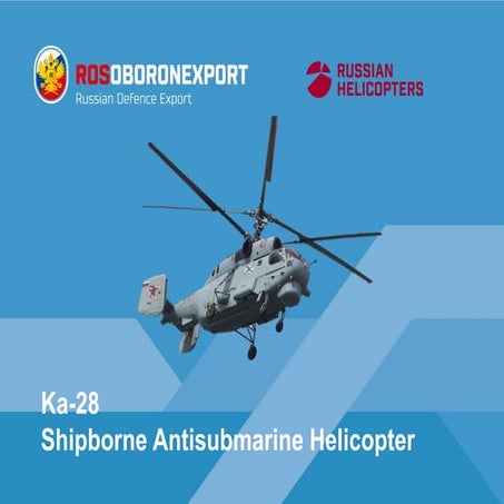 Ka-28 Shipborne Antisubmarine Helicopter | PDF