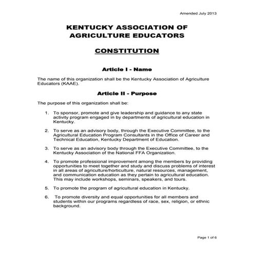 Sample constitution | DOC