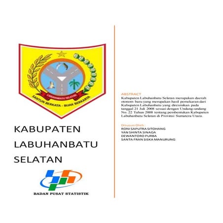 KABUPATEN LABUHANBATU SELATAN | DOCX