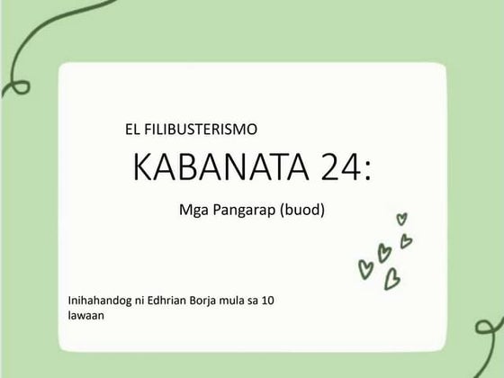 Noli me tangere kabanata 47 | PPTX