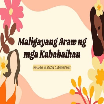 KABABAIHAN celebration for womens monthadh | PPT