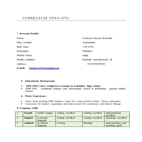 CURRICULUM VITAE | DOCX