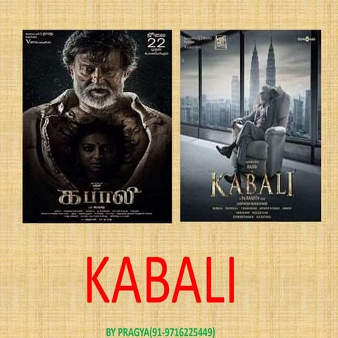 Kabali Movie - RAJINIKANTH | PPTX | Movies | Entertainment