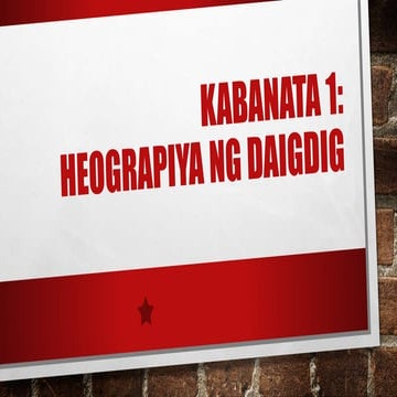 Kabanata 1 | PPT