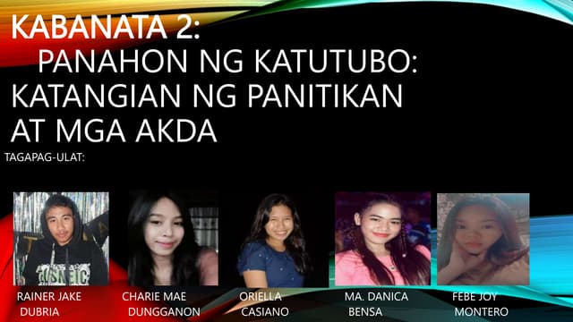 Si Buwan, Si Araw, at ang mga Bituin.pptx