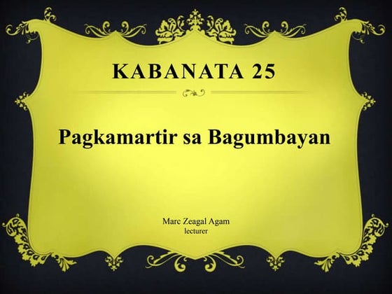 Kabanata 21- Ang pangalawang pag-uwi at ang La Liga Filipina | PPTX