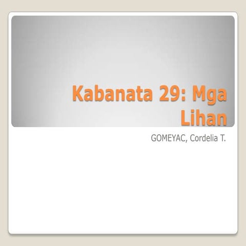 Kabanata 29 | PPTX