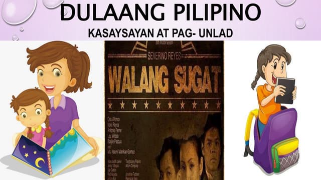 Mga dulang pantanghalan | PPTX