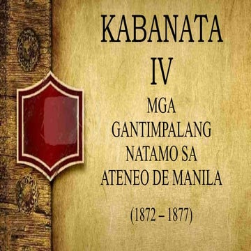 Rizal - Kabanata 4 | PPTX