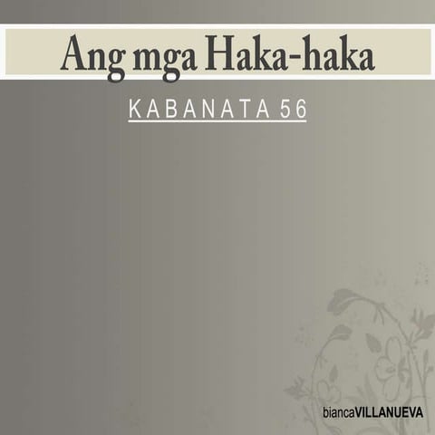 Noli me tangere kabanata 53 54 | PPTX