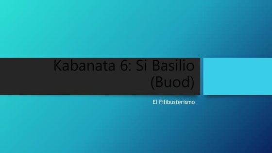Kabanata 23 El Filibusterismo | PPT