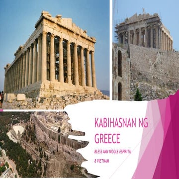 KABIHASNAN-NG-GREECE.pptx ARALING PANLIPUNAN | PPTX