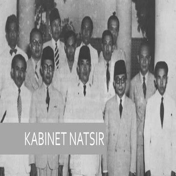 Kabinet Natsir Dan Kebijakan Gunting Syarifuddin 