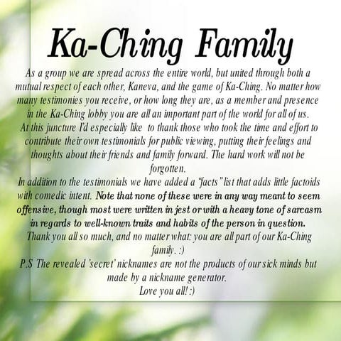 Kaching Family | PPT