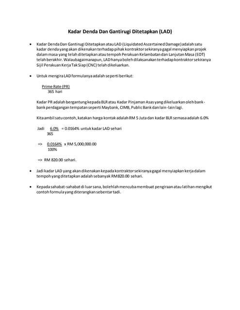 Tempoh tanggungan kecacatan (Defects Liability Period (DLP)) | DOCX