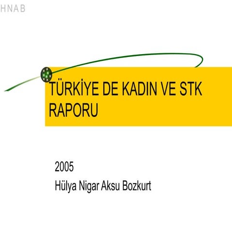 Kadın ve STK lar | PPT