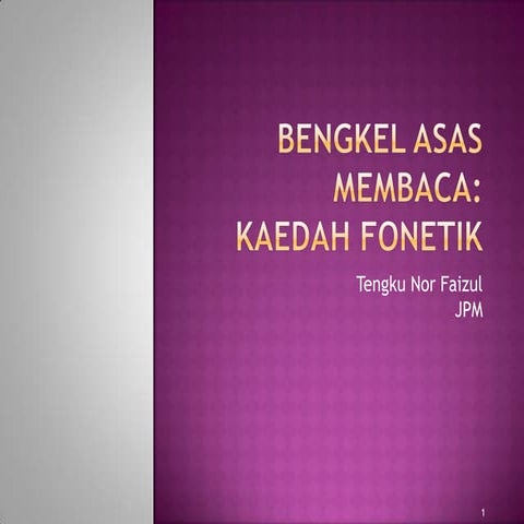 Kaedah fonetik | PPTX