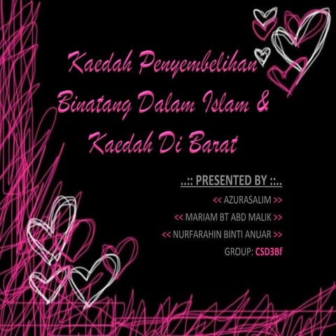 Sembelihan Mengikut Syara' | PPTX