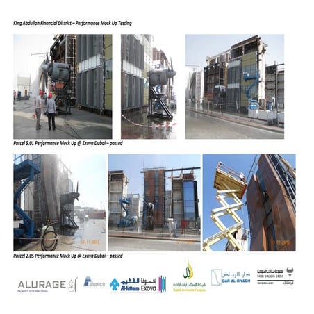 KAFD parcel 2.05 / 5.01 - performance mock up testing | PDF