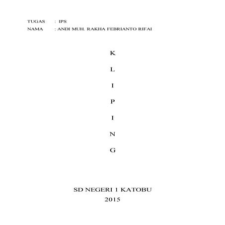 Kafer kliping | DOCX