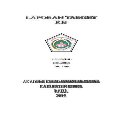 Kafer laporan target akbit paramata (5) | PDF