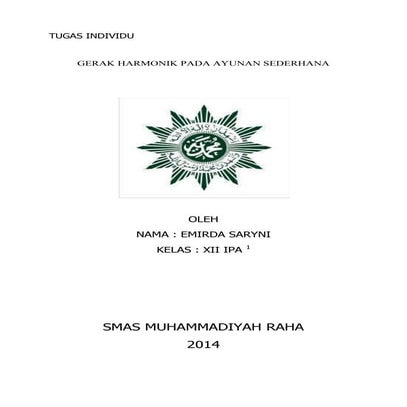 Kafer sma muhammadiyah raha | PDF