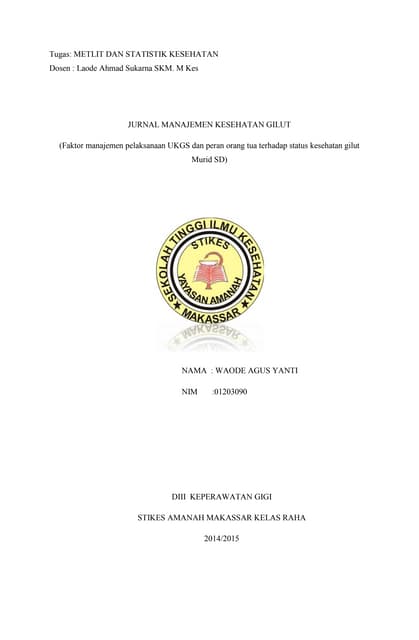 Kafer Stikes Amanah Makassar Cbang Raha Docx