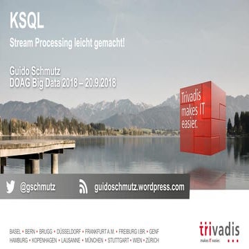 Ksql Stream Processing Simplified Ppt