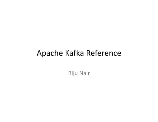 Apache Kafka Architecture and Components in 40 Characters | PPT Apache Kafka Architecture and Components in 40 Characters | PPT