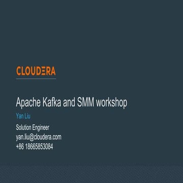 Kafka workshop tsmc | PPT