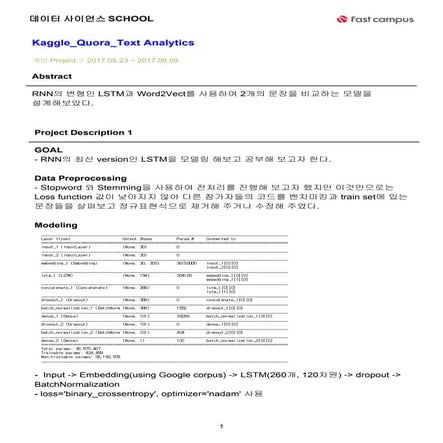 Kaggle quora | PDF