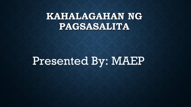 Pagkakaiba ng pasalita at pasulat na diskurso | PPTX