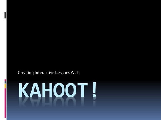 Kahoot powerpoint tutorial | PPTX