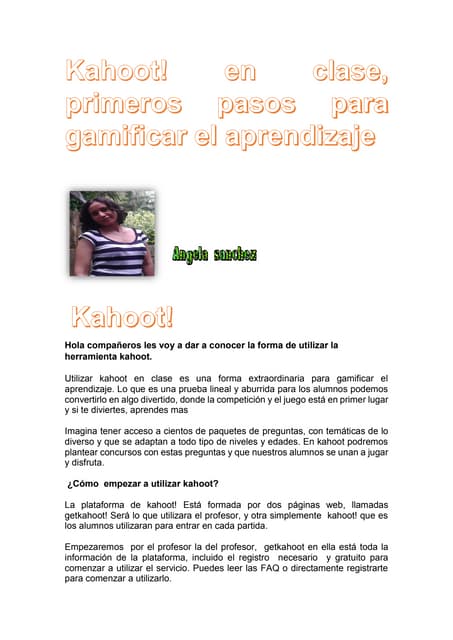 Manual de Kahoot! | PDF