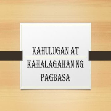 Mga teorya sa pagbasa | PPTX