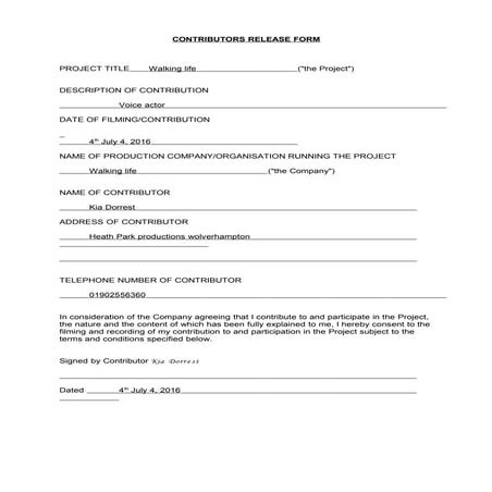 contributor form | PDF