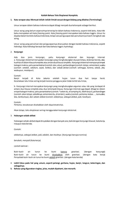 Teks eksplanasi | PPT