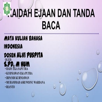 Huruf kapital dan dan Tanda Titik | PPTX