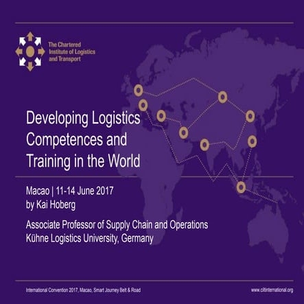 Developing Logistics Competences and Training in the World | PPTX