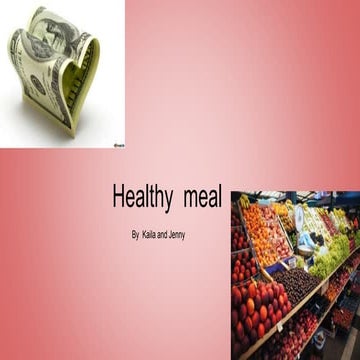 Kaila and Jenny grocery store project slide | PPTX