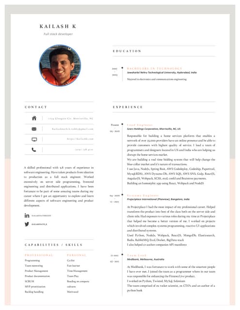 Hayes resume 0615 | PDF | Technology & Computing