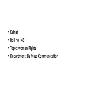 Kainat Life And Learning Ppt