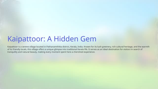 Comparative study of the lifestyles of people in Kerala and ...