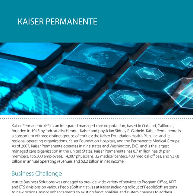 Kaiser permanente | PDF
