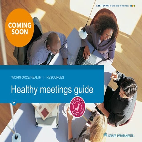 Healthy Meetings Guide | PPT